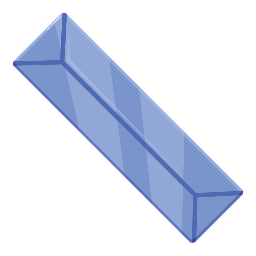 Triangular prism showing light refraction physics concept 51487126 ...