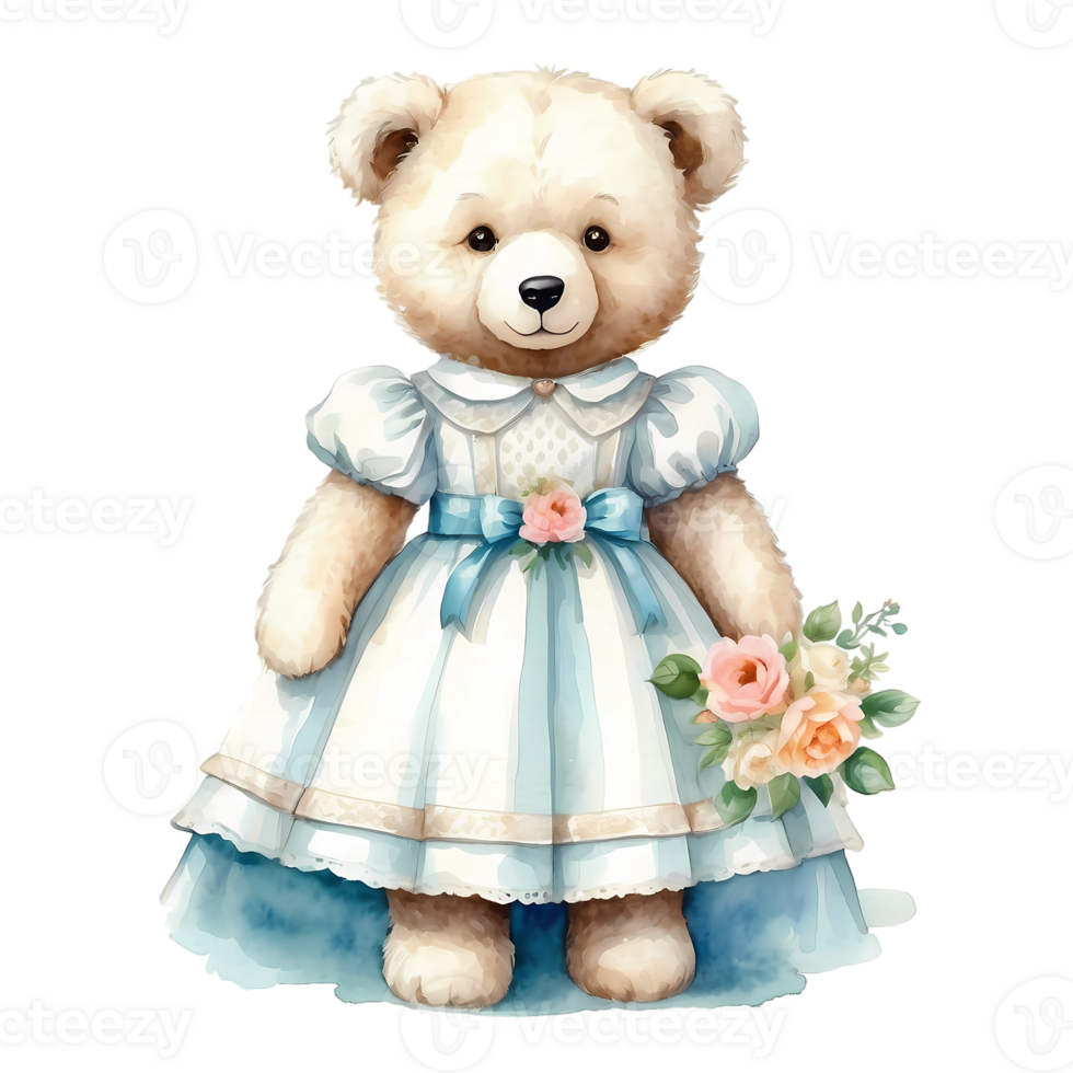 Watercolor Teddy Bear Clipart. 51494576 PNG Watercolor Teddy Bear Clipart. 51494576 PNG