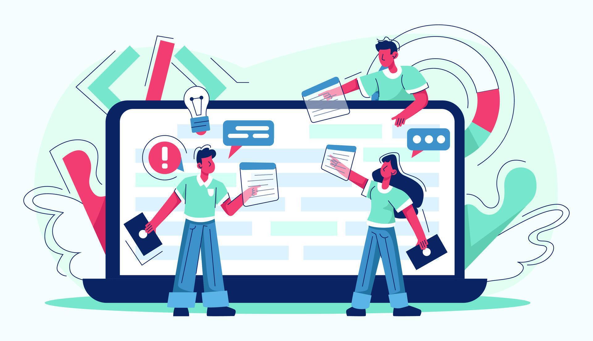 Programmers coding Engaging in Collaborative Technology Interactions to ...