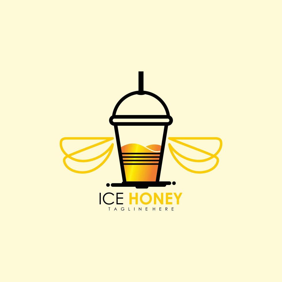 Ice honey logo design 51573406 Vector Art at Vecteezy