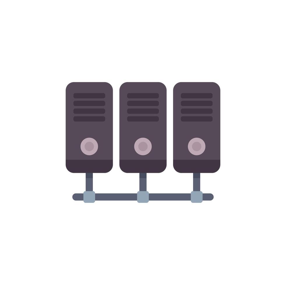 Server Rack Icon Showing Data Storage Network Connection 51573803
