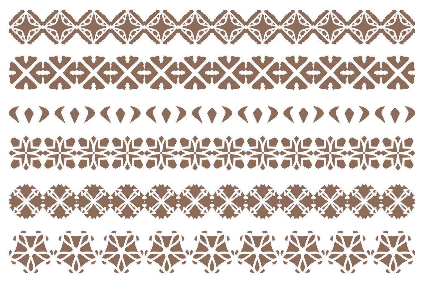 Decorative Border Pattern Elements in Brown 51578701 Vector Art at Vecteezy
