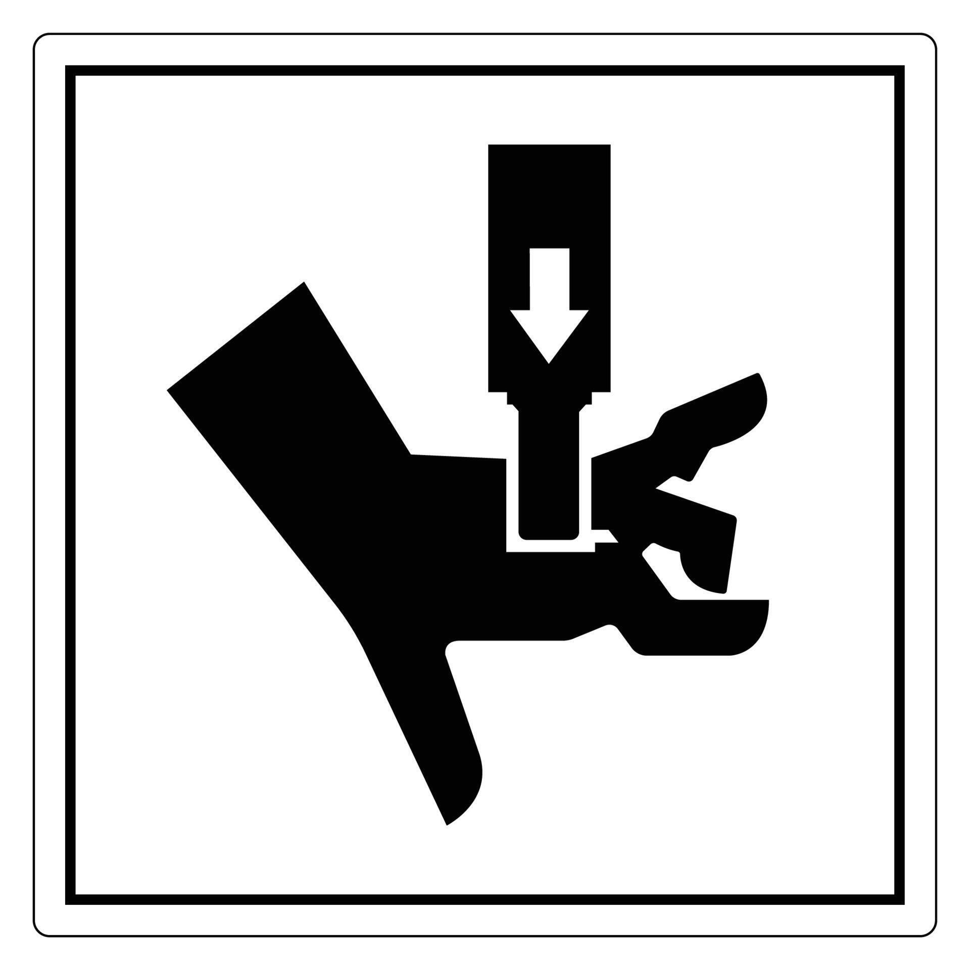 Caution Sign for Sharp Object Handling 51597519 Vector Art at Vecteezy