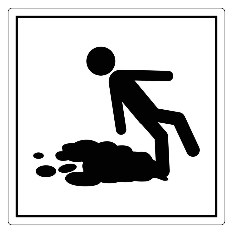 Caution Wet Floor Sign Icon For Safety Awareness 51597564 Vector Art At