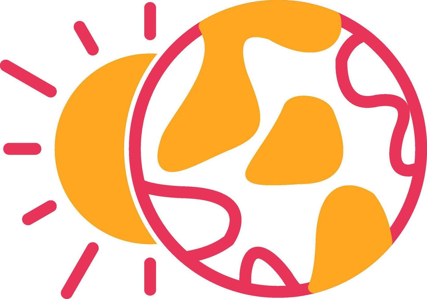 Eclipse Glyph Two Color Icon 51659160 Vector Art at Vecteezy