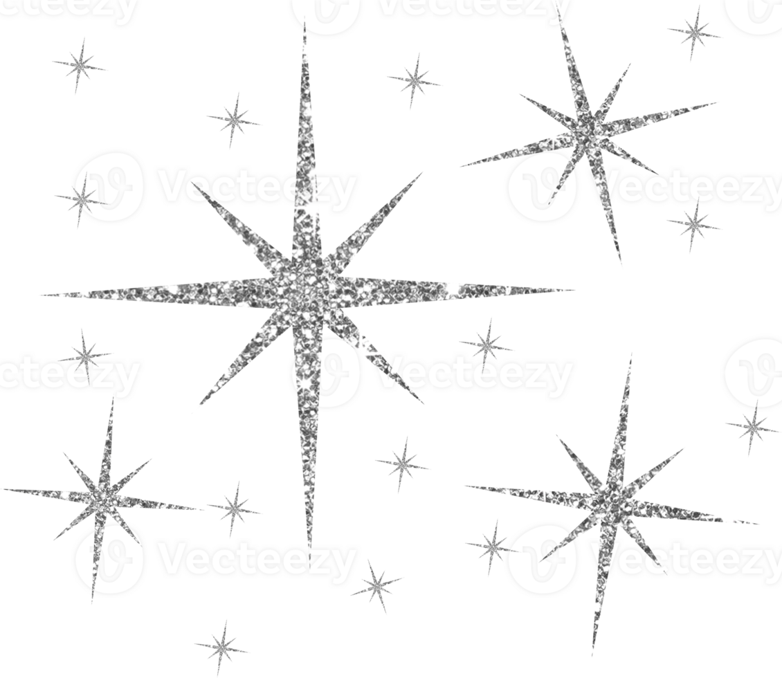 Silver Glitter PNGs for Free Download