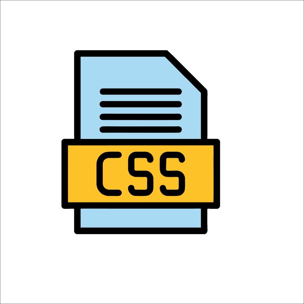 Css file icon 51680007 Vector Art at Vecteezy