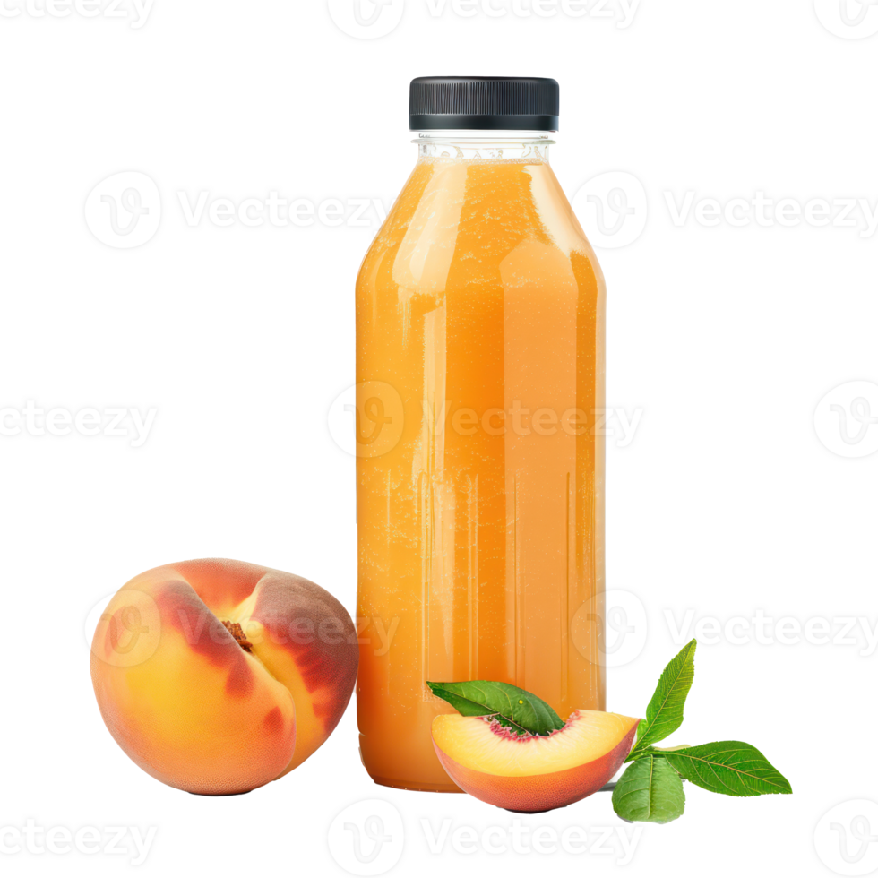 peach smoothies bottle isolated on transparency background 51690183 PNG