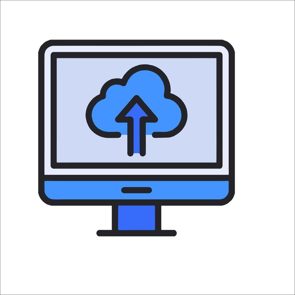 Cloud computing icon 51715418 Vector Art at Vecteezy