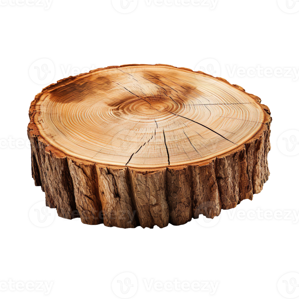 Cut tree trunk isolated on transparent background 51753360 PNG