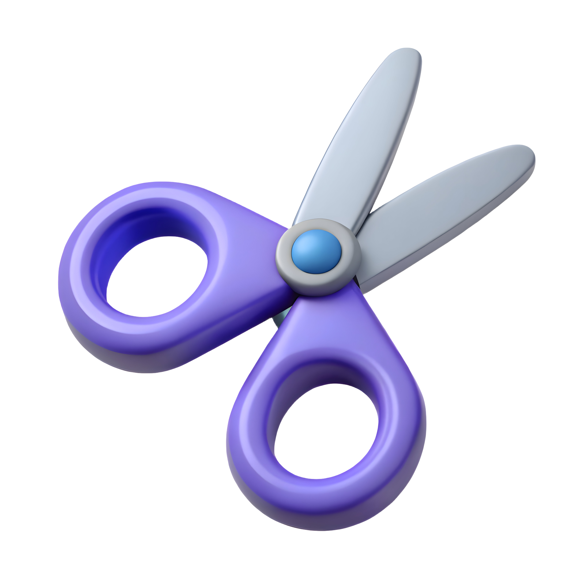 3D Cartoon Scissors for Kids - Colorful Educational Tool 51767322 PNG