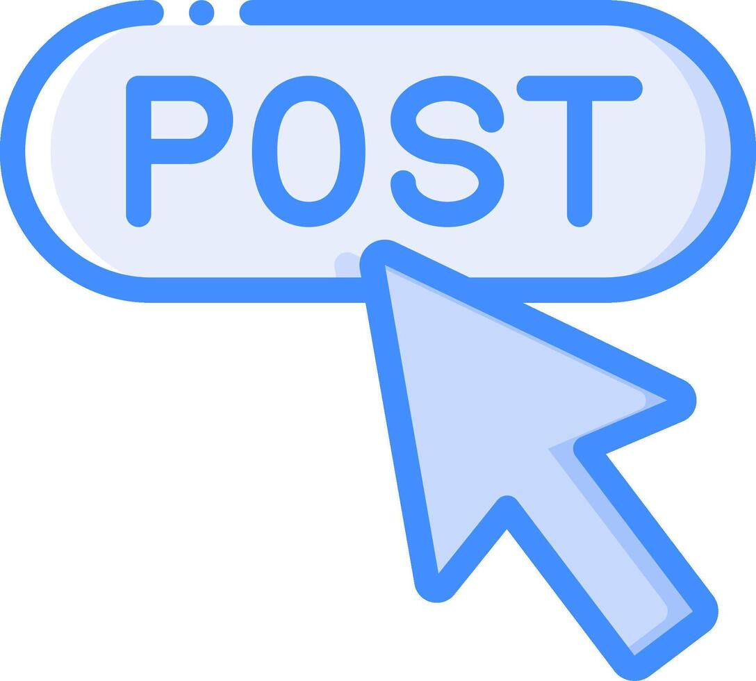 Post button clipart 51771024 Vector Art at Vecteezy