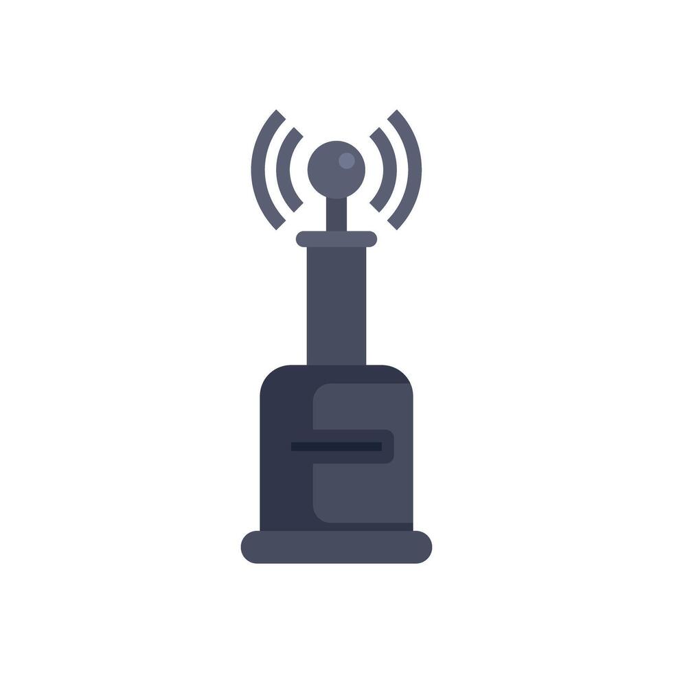 Antenna transmitting radio waves icon illustrating wireless technology 51771558 Vector Art at ...
