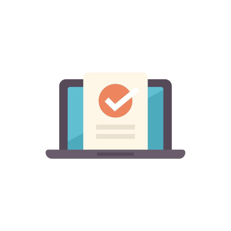 Online form being submitted on laptop with checkmark icon 51771688 ... Online form being submitted on laptop with checkmark icon 51771688 ...