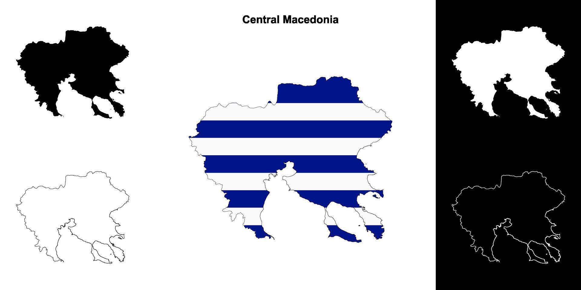 Central Macedonia outline map set 51774479 Vector Art at Vecteezy Central Macedonia outline map set 51774479 Vector Art at Vecteezy