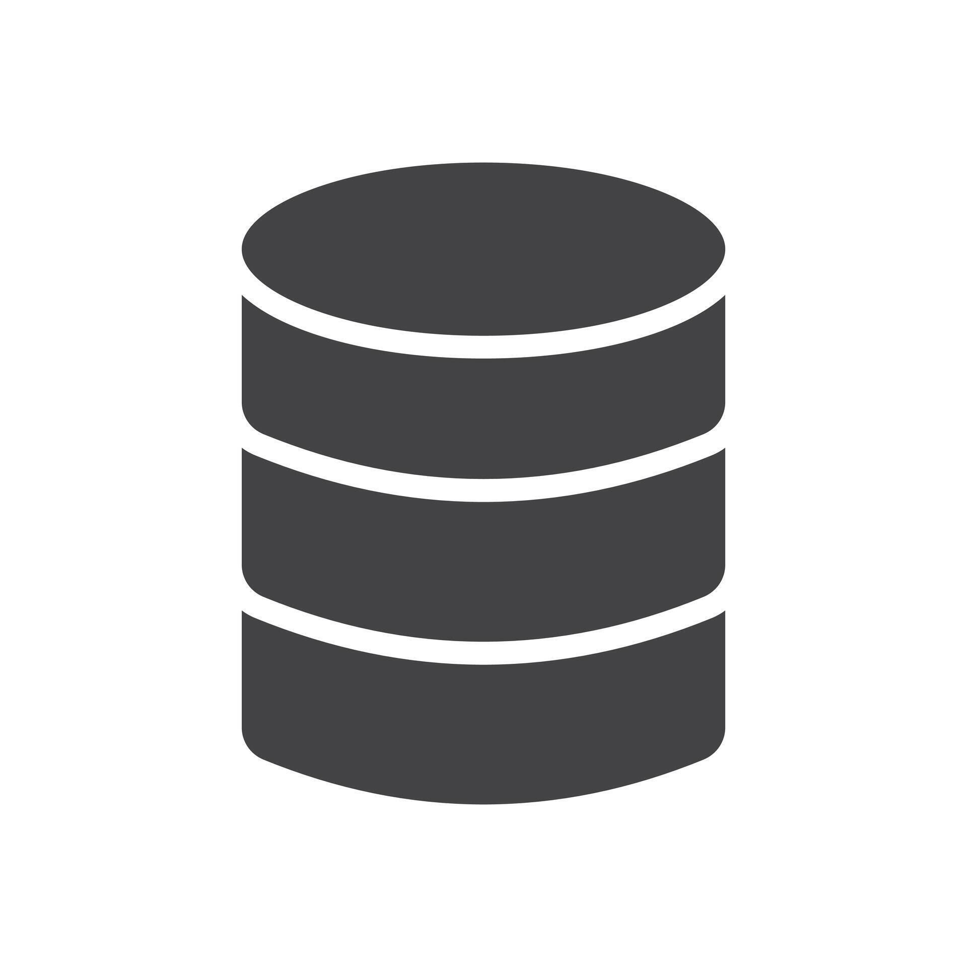 Database icon Symbol mark in filled style 51778863 Vector Art at Vecteezy