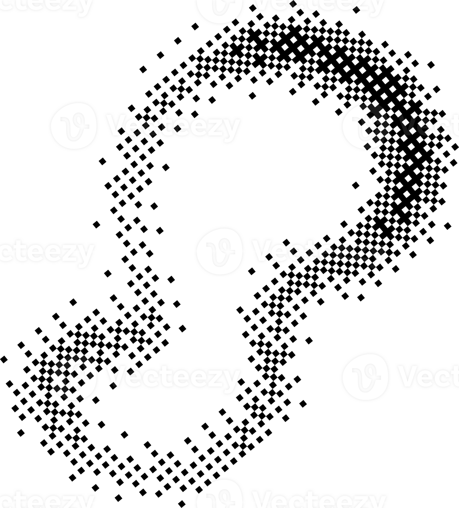 Bitmap Pattern Background Organic Shape Y2k Gradient Retro Element Abstract Noisy Glitch