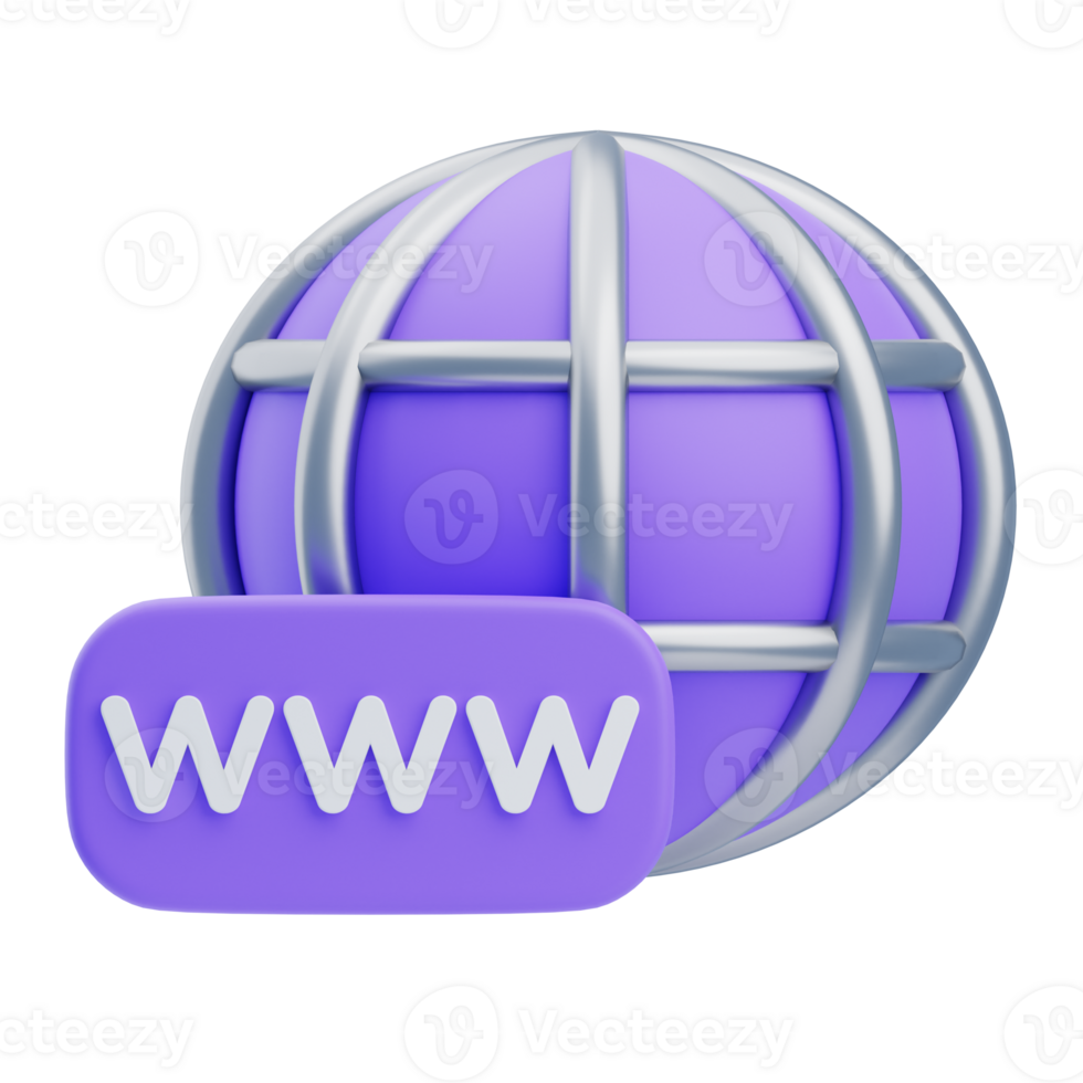 3d Global Internet Security And World Wide Web 51796684 Png