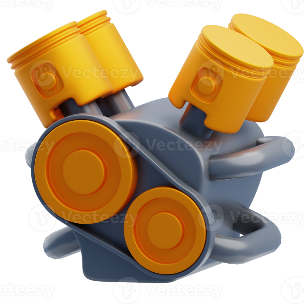 3D Car Engine Piston Model For Garage 51797321 PNG 3D Car Engine Piston Model For Garage 51797321 PNG
