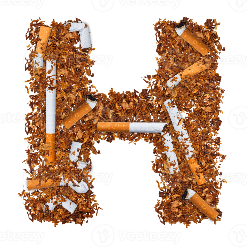 Letter H made of cigarettes 51803759 PNG Letter H made of cigarettes 51803759 PNG