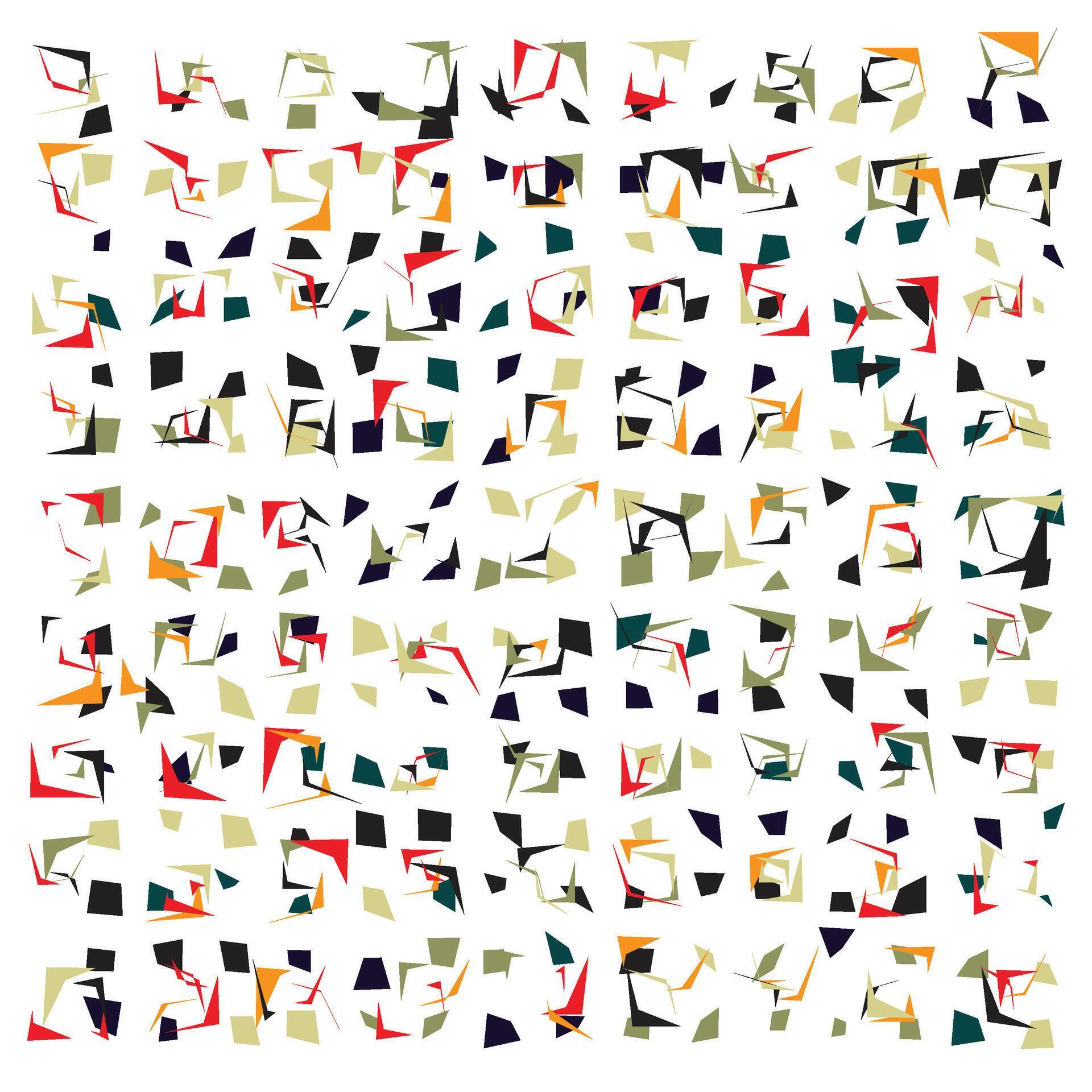 Abstract Geometric Print Pattern with Exotic Background, Seamless ...