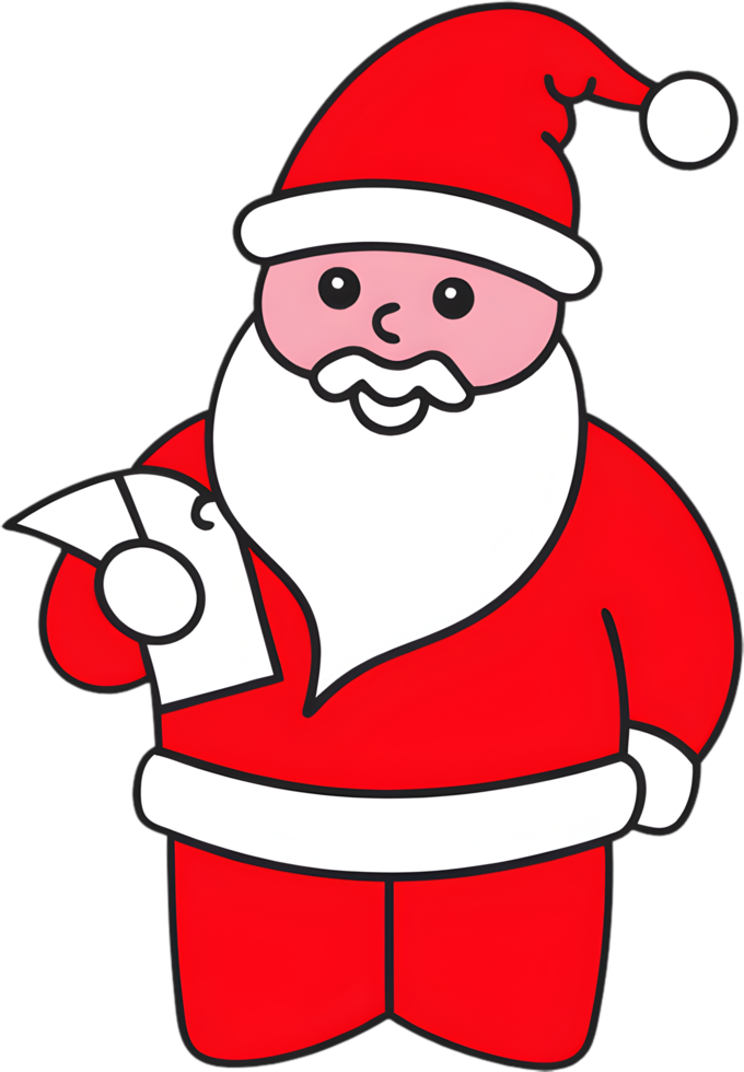 Smiling Santa Clipart Spreads Holiday Spirit And Christmas Joy
