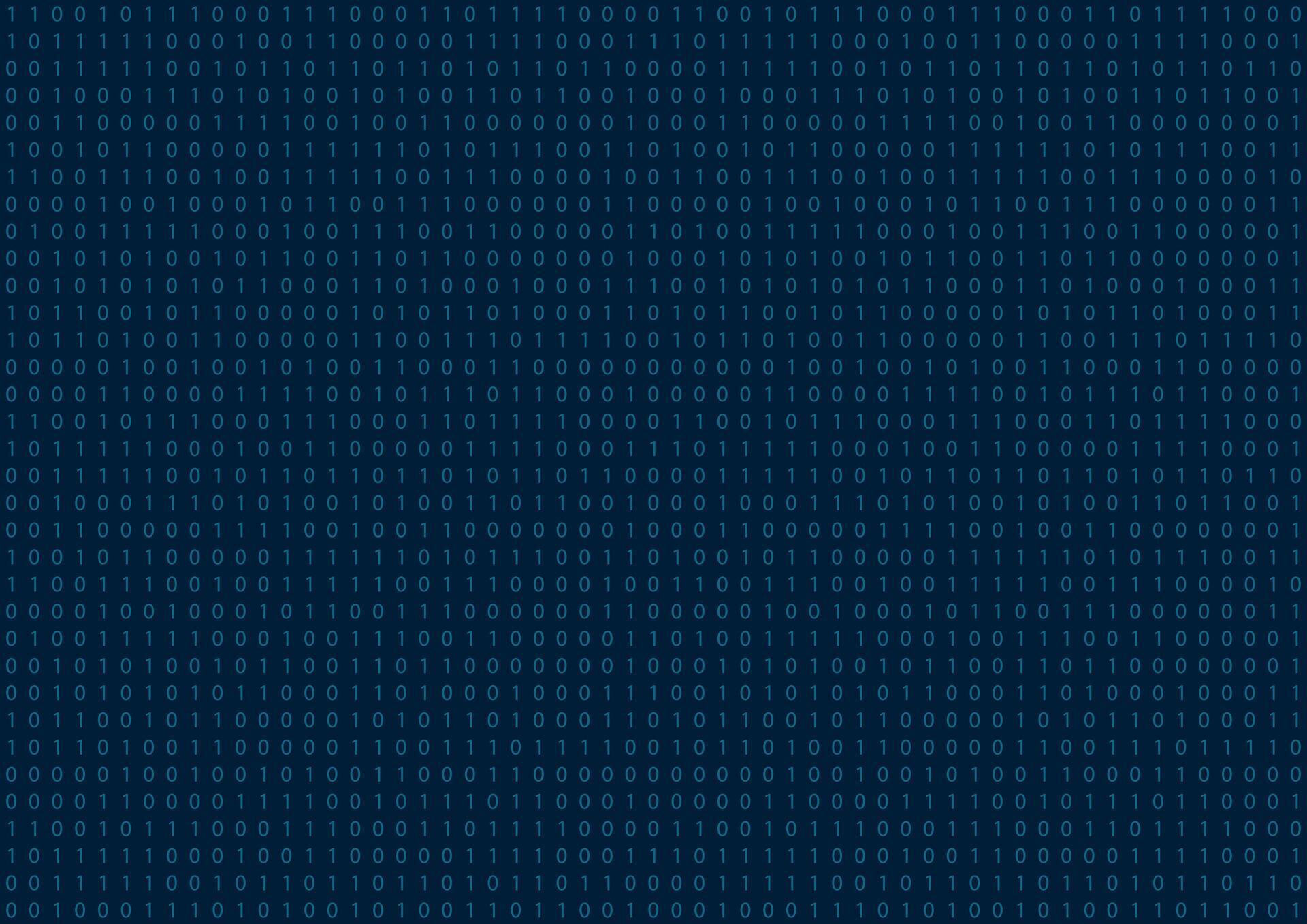 Computer background. Binary code seamless pattern. illustration ...