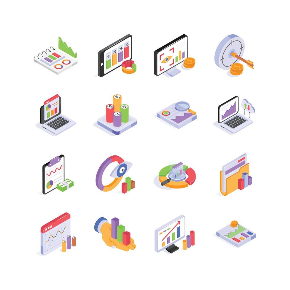 Visualize your path to success with this vibrant set of data analysis ...