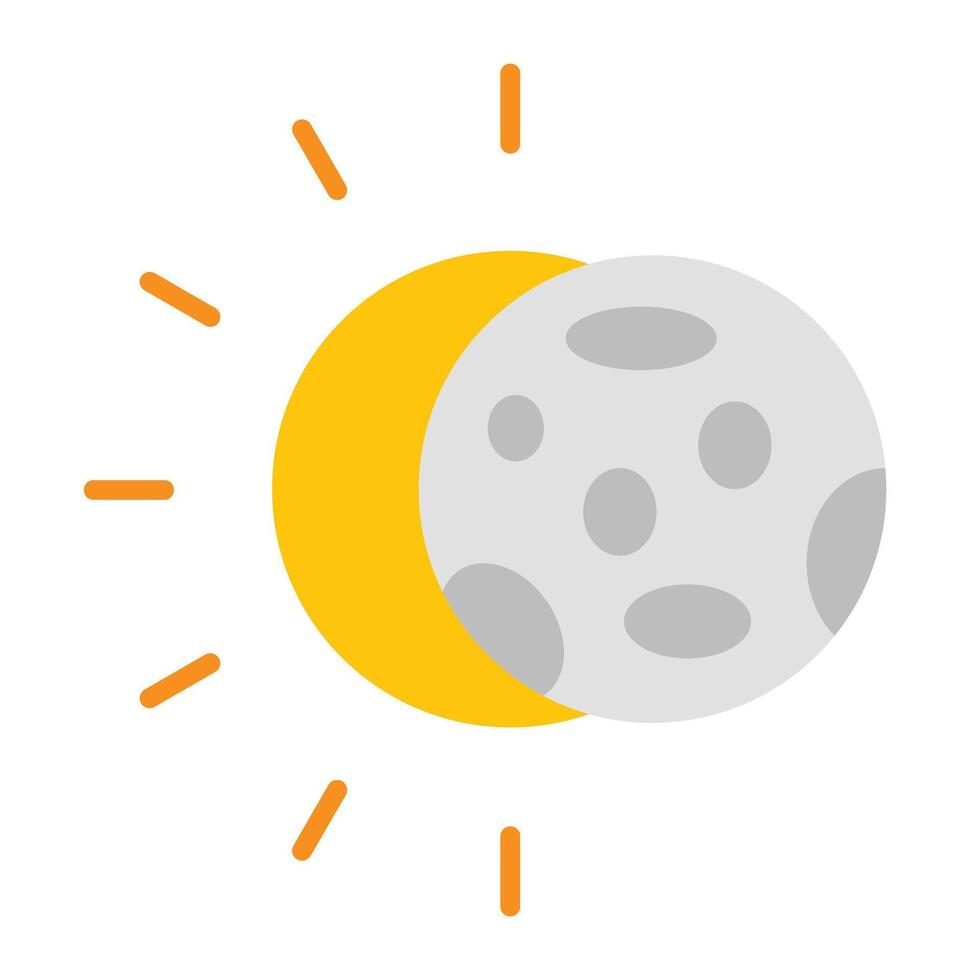 diseño de icono de eclipse lunar 51838360 Vector en Vecteezy