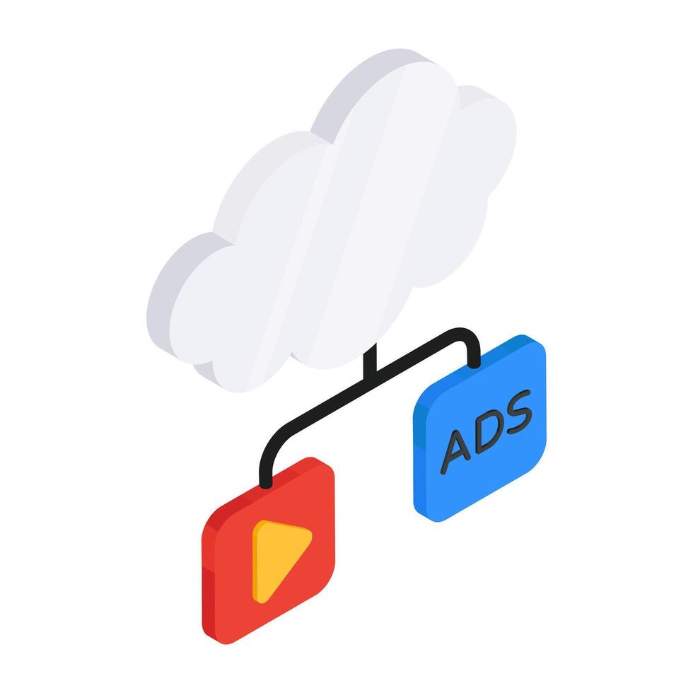 An icon design of cloud network 51841204 Vector Art at Vecteezy