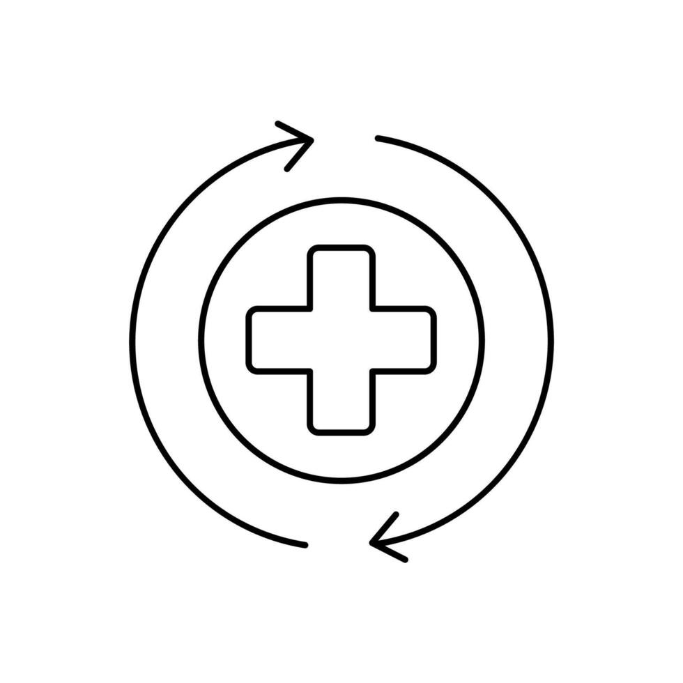 Recover Concept Line Icon Simple Element Illustration Recover Concept
