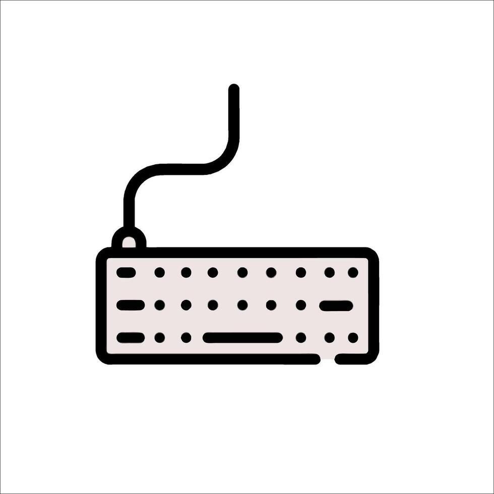 Computer keyboard icon illustration 51854200 Vector Art at Vecteezy