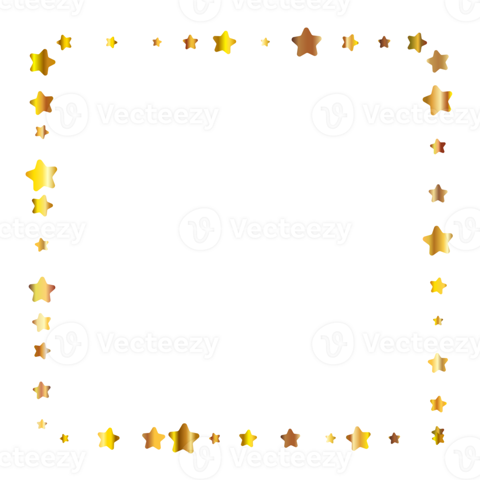 stars sparkle square frame 51866190 PNG