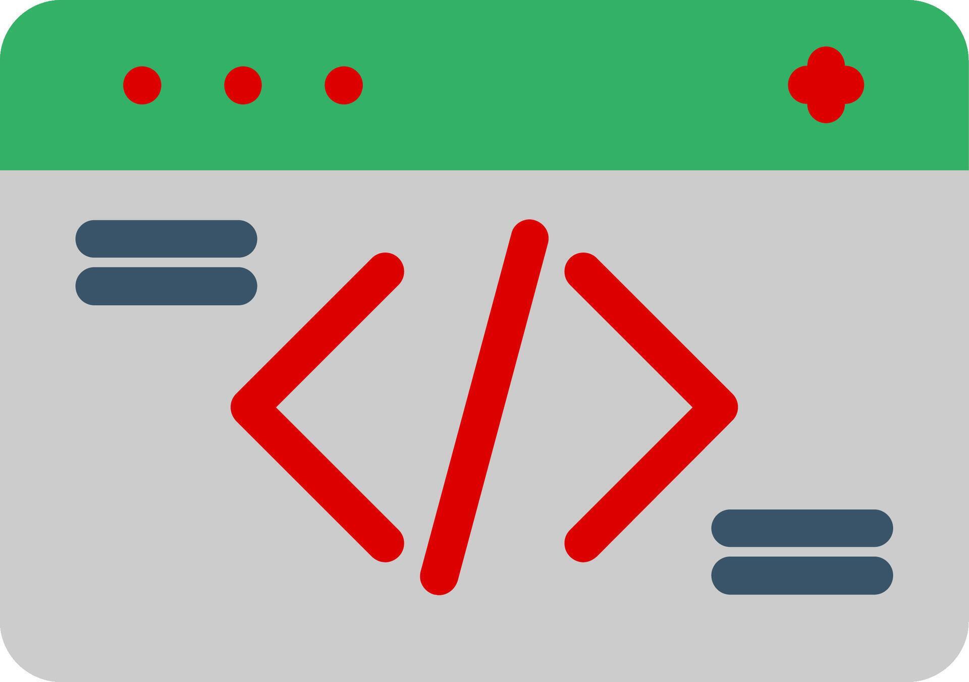 Coding Flat Icon 51873474 Vector Art at Vecteezy