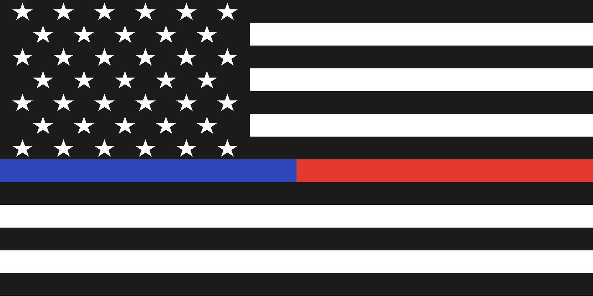 Honor and respect law United States enforcement flag. American thin ... Honor and respect law United States enforcement flag. American thin ...