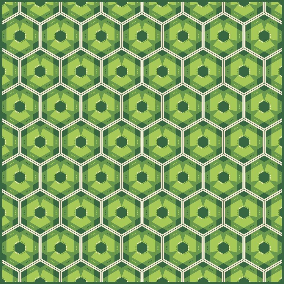 creative green hexagon pattern with modern style 51877833 Vector Art at ...
