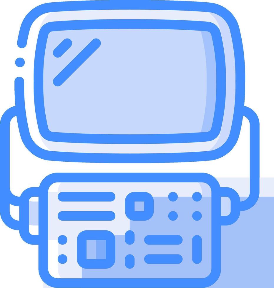 A computer with a monitor and keyboard 51933907 Vector Art at Vecteezy