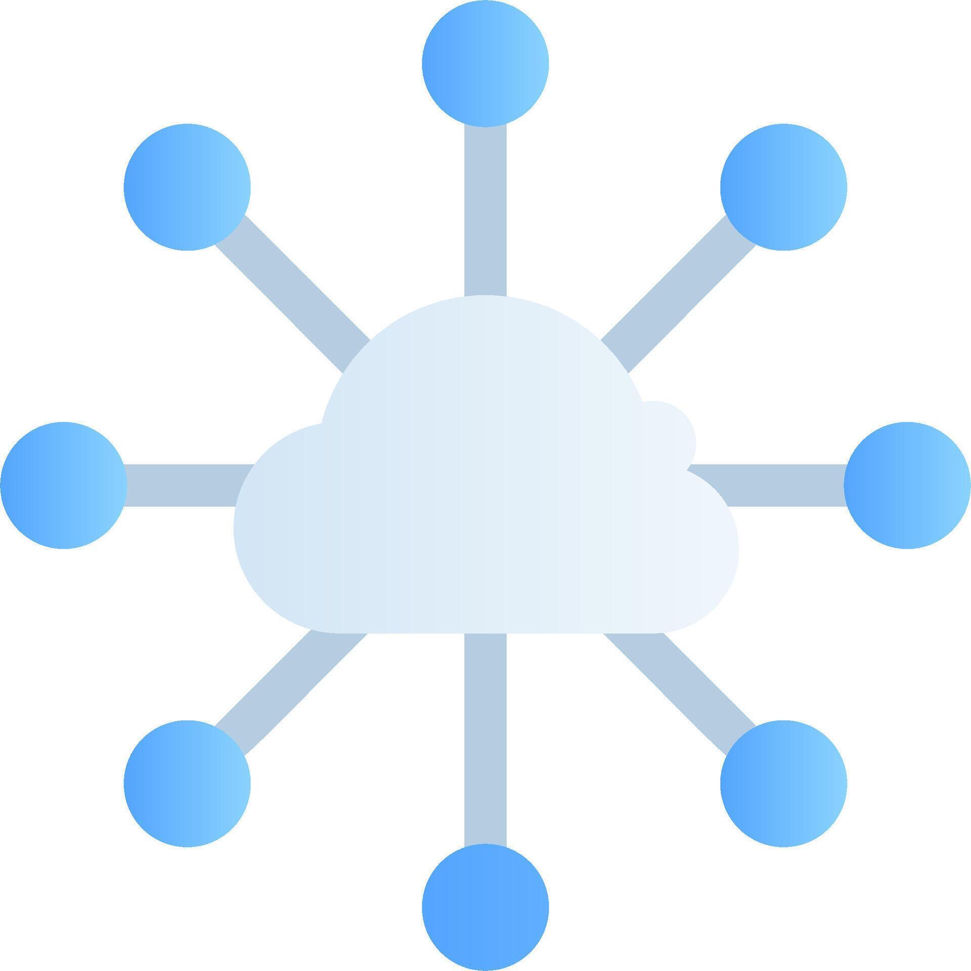 Cloud Computing Network Diagram 51934237 Vector Art At Vecteezy