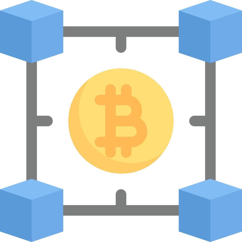 Bitcoin block chain technology 51934433 Vector Art at Vecteezy