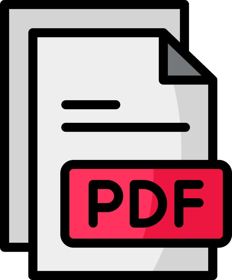Pdf file icon 51935228 Vector Art at Vecteezy