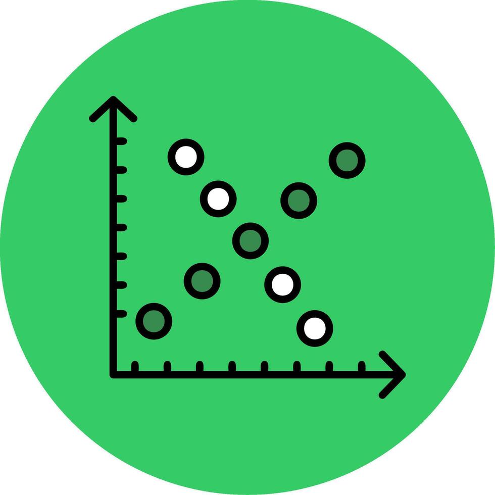 Scatter Plot Filled Circle Icon 51941459 Vector Art at Vecteezy