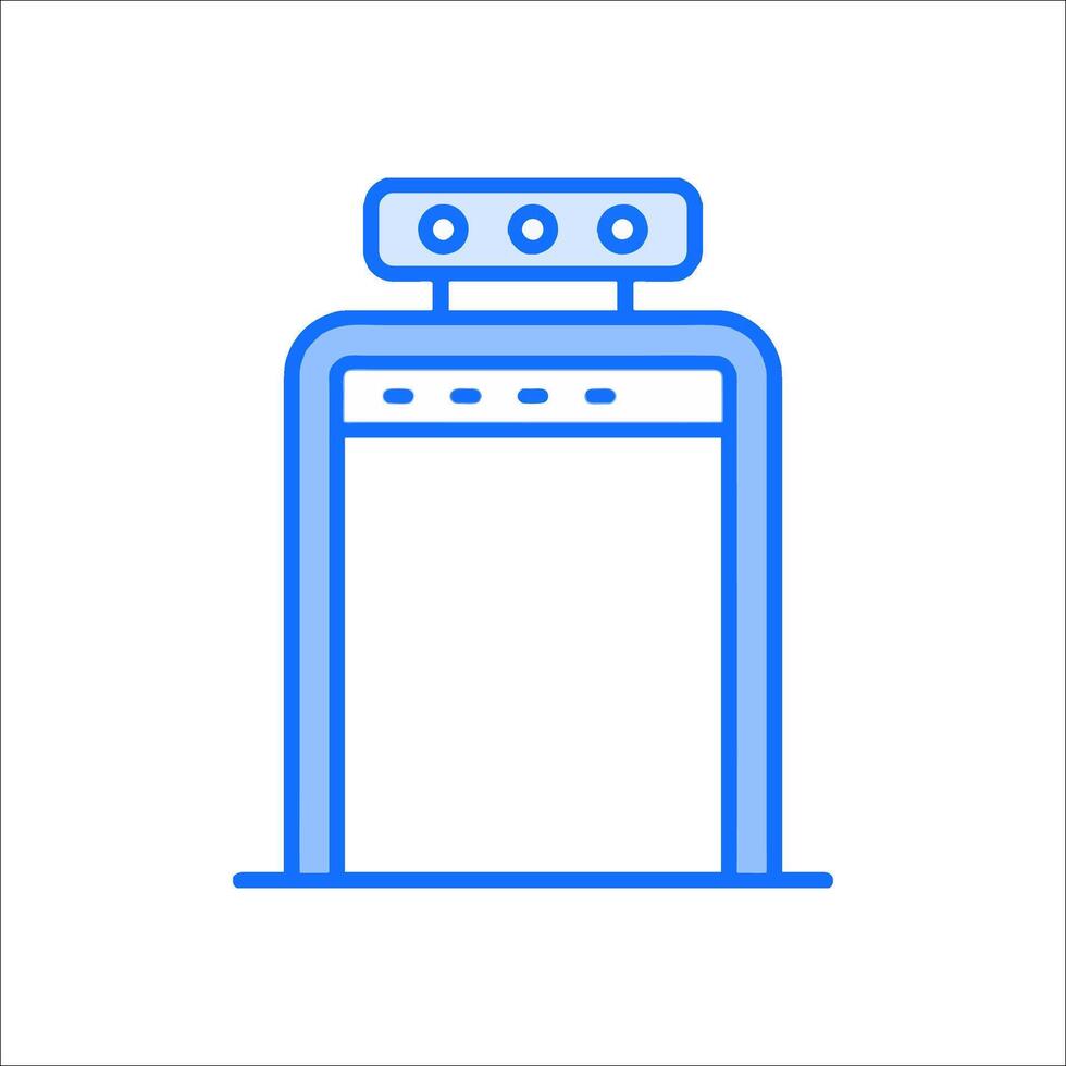 A blue line icon of a computer 51945056 Vector Art at Vecteezy