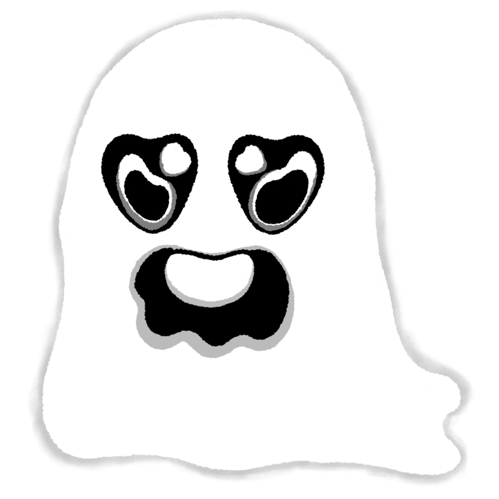 Ghost Of Halloween Day Skull Bone Ghost Character 51967159 Png