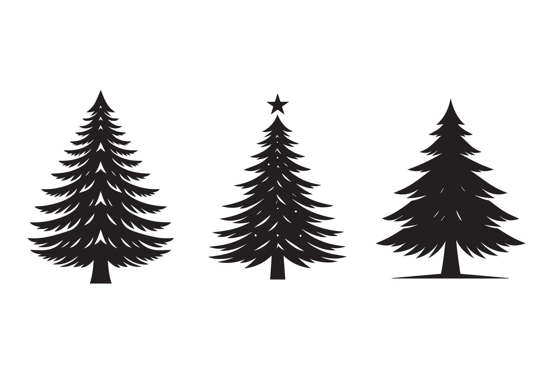 Pine Tree Silhouette Illustration 51972084 Vector Art at Vecteezy