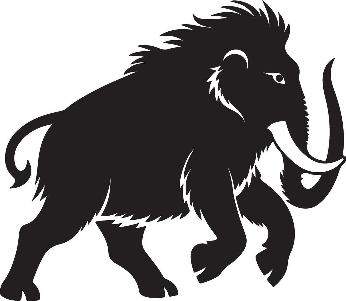 High-Quality Woolly Mammoth Silhouette for Wild Animal and Nature Art ... High-Quality Woolly Mammoth Silhouette for Wild Animal and Nature Art ...