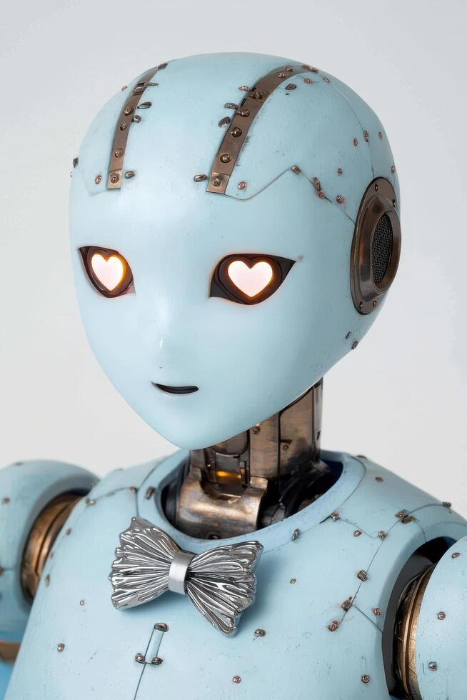 Futuristic Robot with Heart Shaped Eyes 52008794 Stock Photo at Vecteezy Futuristic Robot with Heart Shaped Eyes 52008794 Stock Photo at Vecteezy