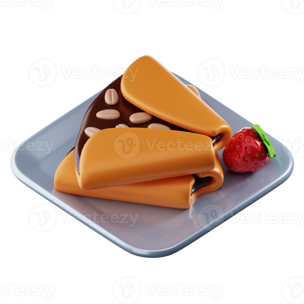 3D Crepe Illustration 52010939 PNG