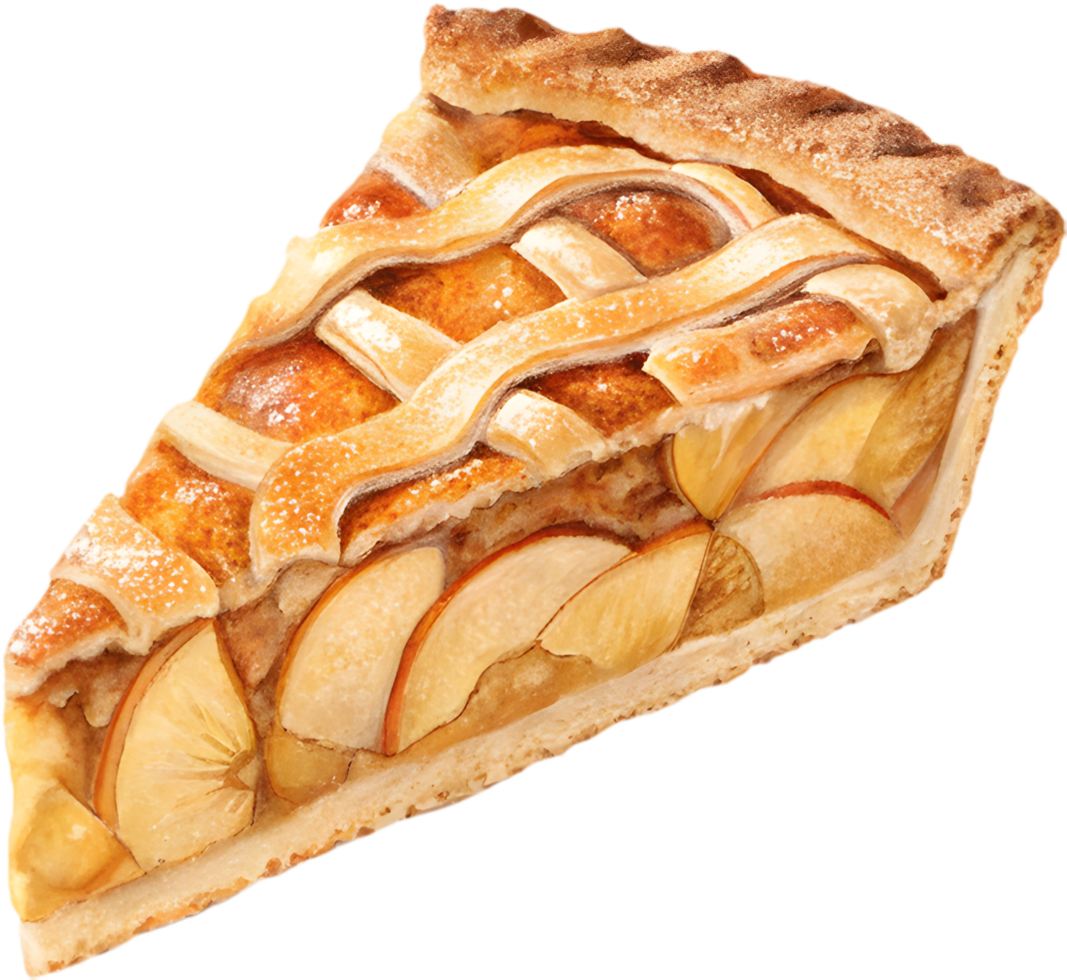Perfect Apple Pie Clipart with Rich Golden Crust. . 52012517 PNG