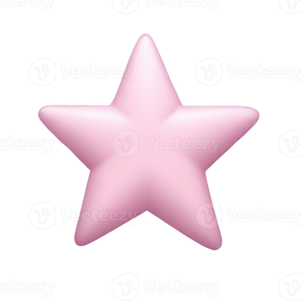 ein Rosa Star Emoji Symbol 52044645 PNG