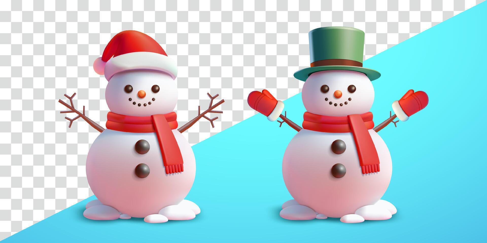 Snowman, 3d. Suitable for events and design elements 52067664 Vector ...